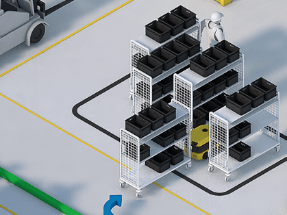 Kit Carts to Assembly Lines - Tractonomy