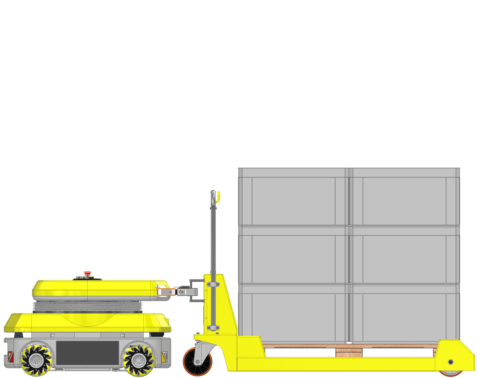 Tractonomy - Autonomous Towing Robots